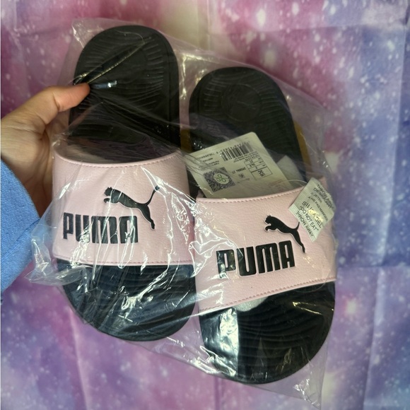 Puma | Shoes | New Girls Puma Pink Slides | Poshmark